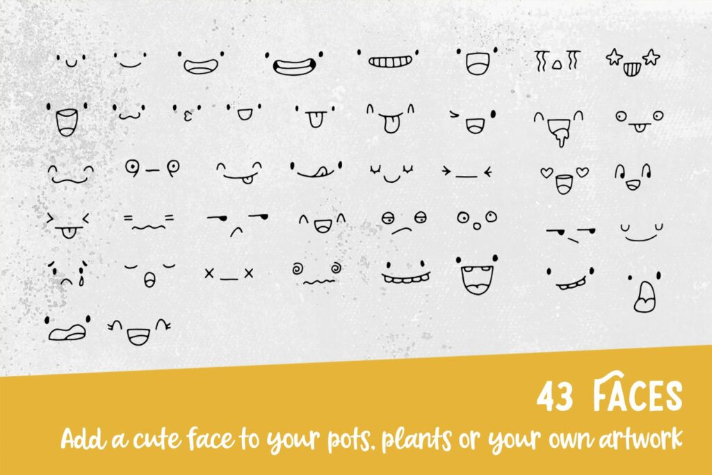 Procreate Plants & Pots Stamp Set – MasterBundles