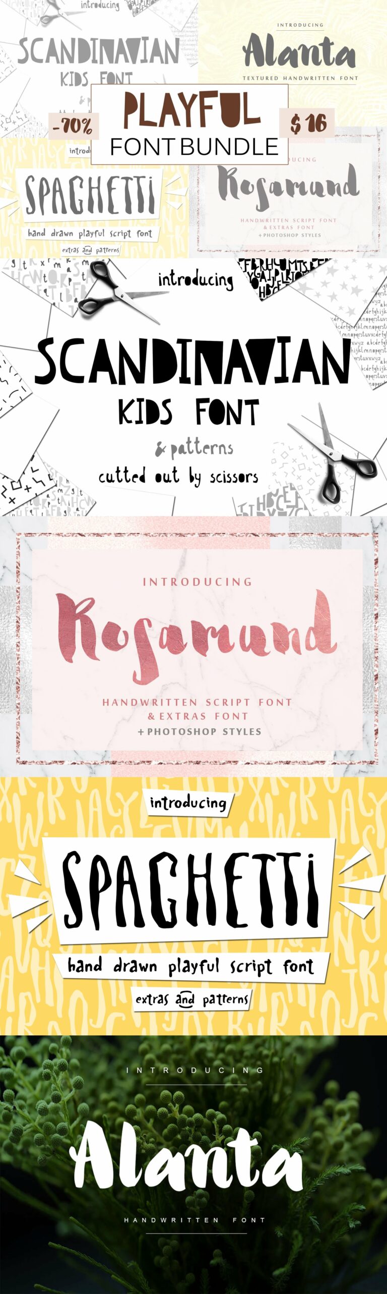 Playful Cute Fun Font Bundle – MasterBundles