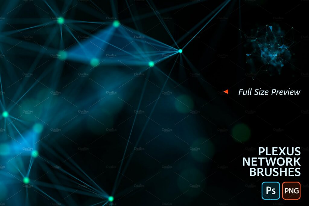 Plexus Network PS Brushes and PNGs – MasterBundles