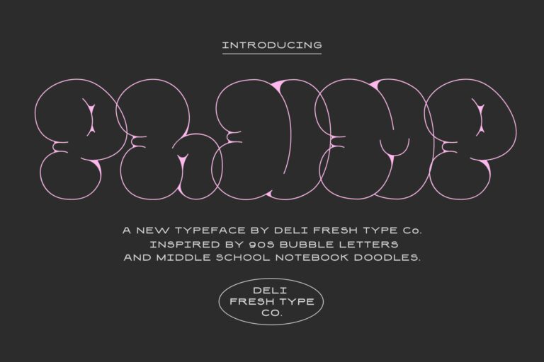 Plump: A Bubble Letter Font – MasterBundles