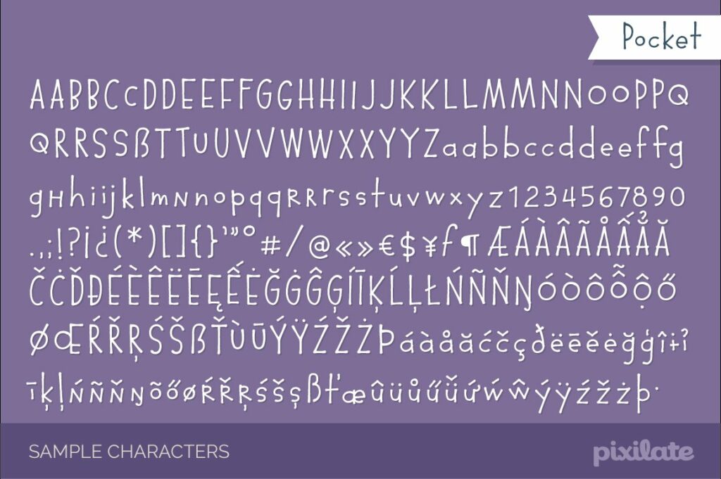 Pocket Px cute font – MasterBundles