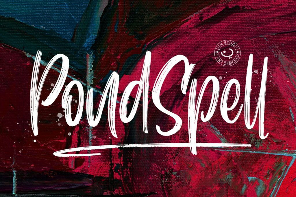 Pondspell Brush Font – MasterBundles
