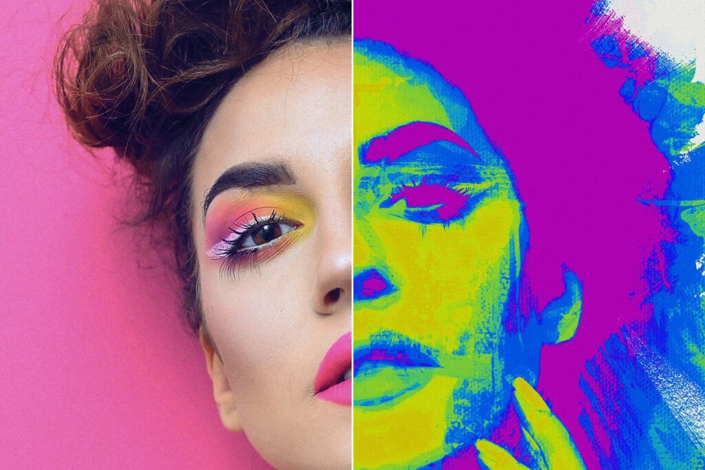 Pop Art Photoshop Template – MasterBundles