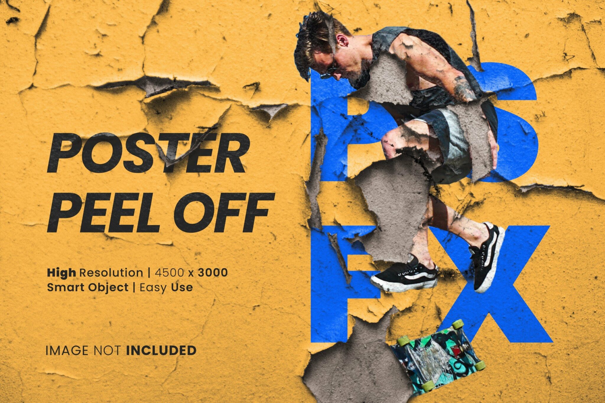Poster Peel Off Photo Effect Psd – MasterBundles