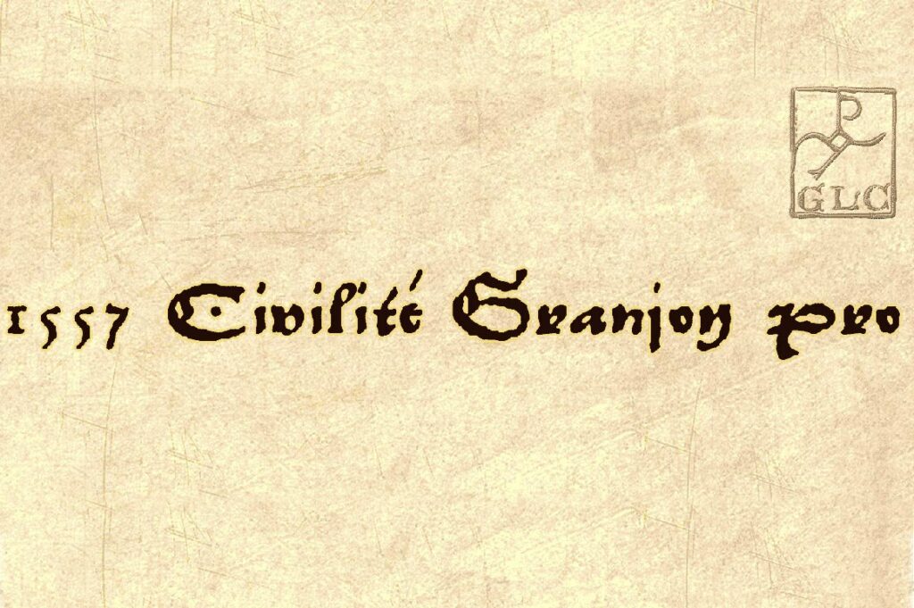 1557 Civilite Granjon PRO OTF – MasterBundles