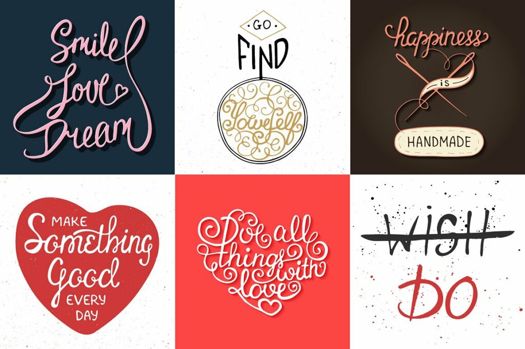 Motivational Lettering & Posters – MasterBundles