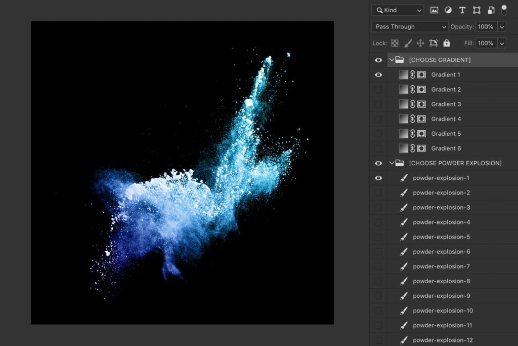 Powder Explosion Brushes – MasterBundles