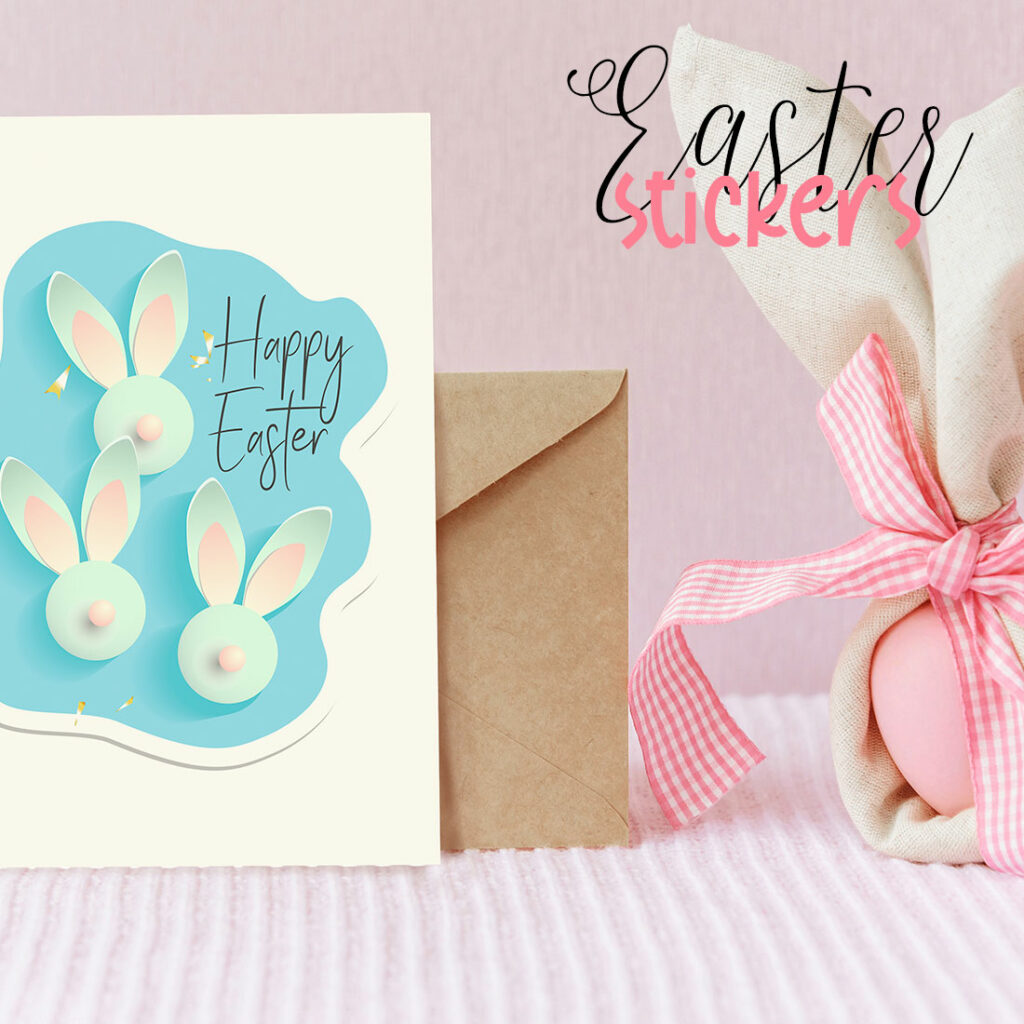 Easter stickers | 13 png/jpeg/eps - MasterBundles