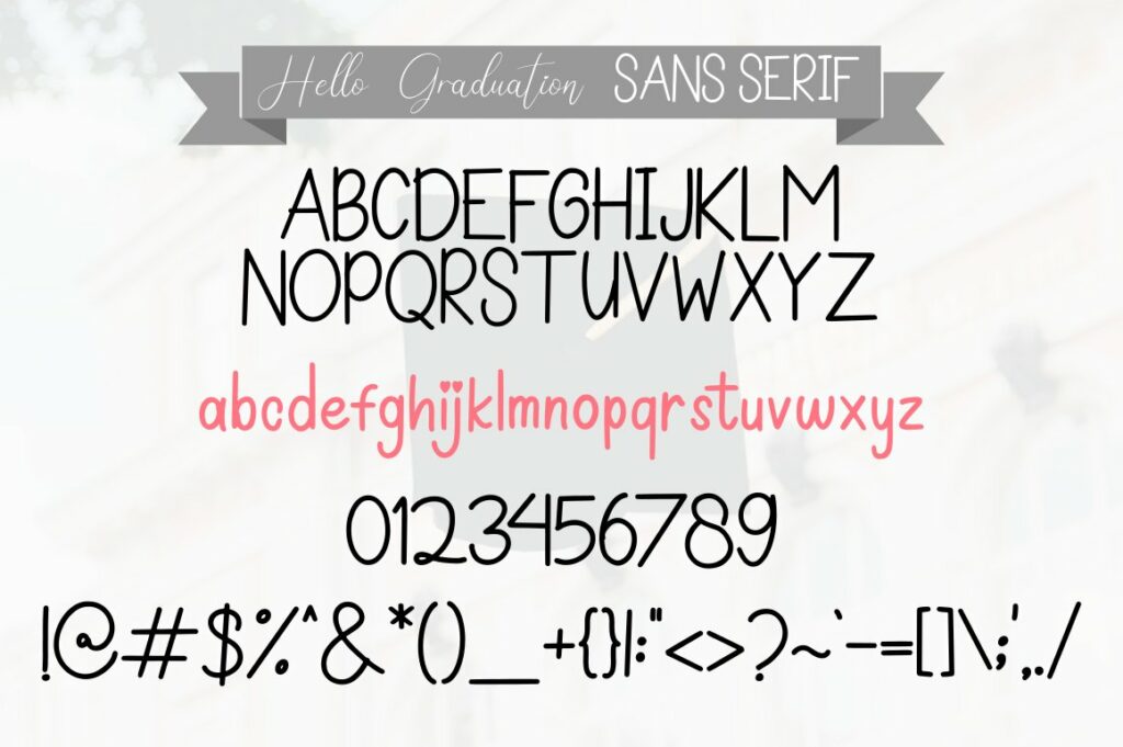 Hello Graduation | Font Duo – MasterBundles