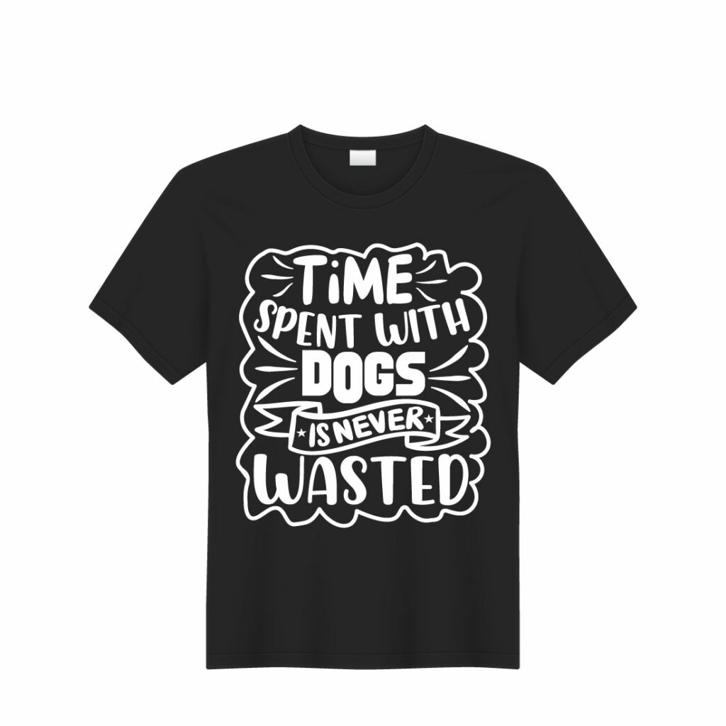 best dog t-shirt design typography t-shirt design - MasterBundles