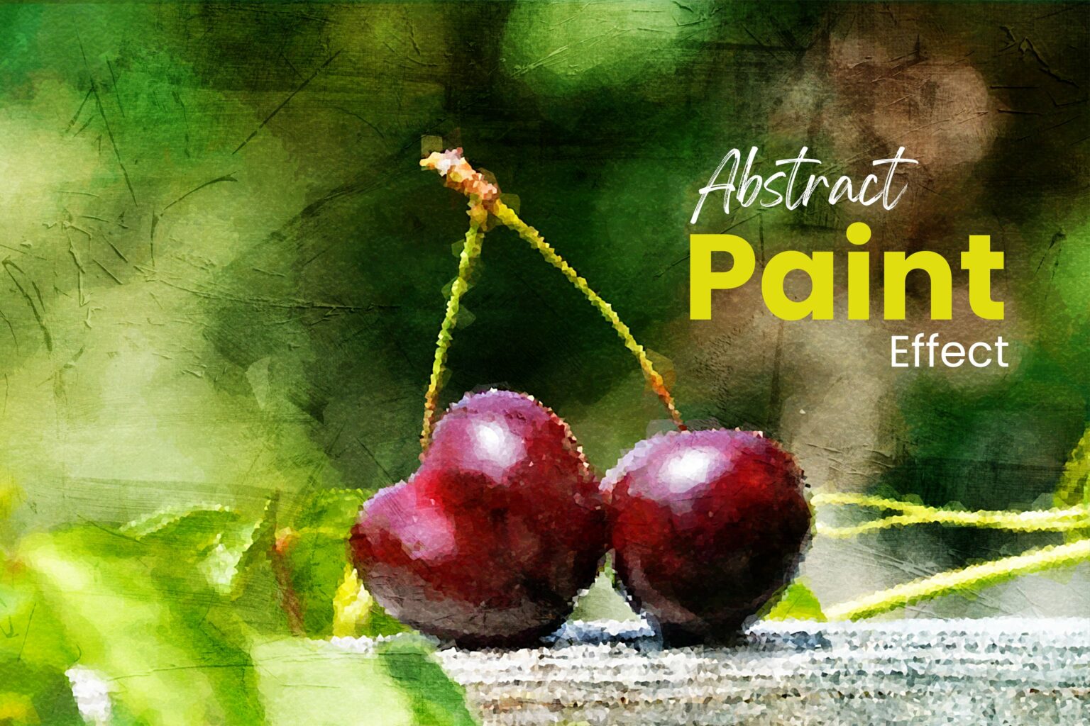Abstract Paint Effect Photoshop – MasterBundles