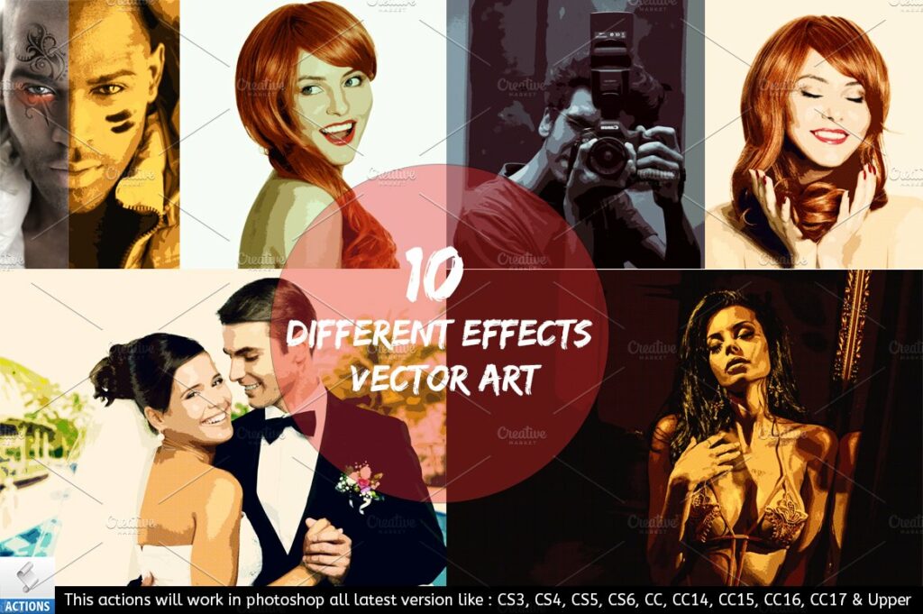Vector Art - Photoshop Action – MasterBundles