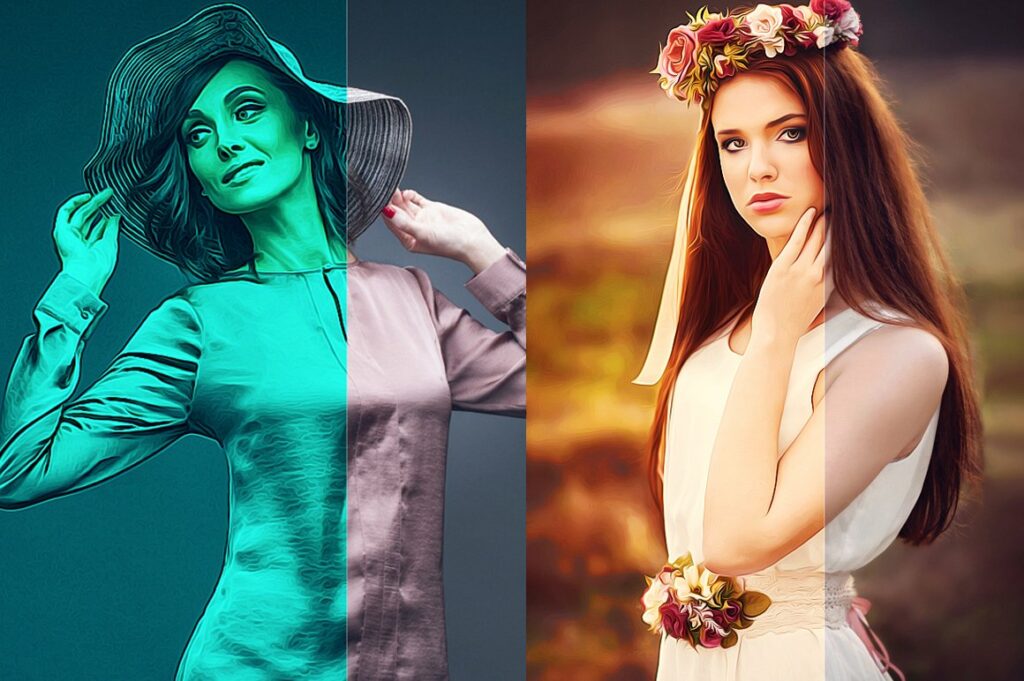 10 Pro Realistic Painting Effects – MasterBundles