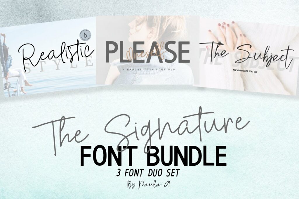 The Signature Font Bundle – MasterBundles
