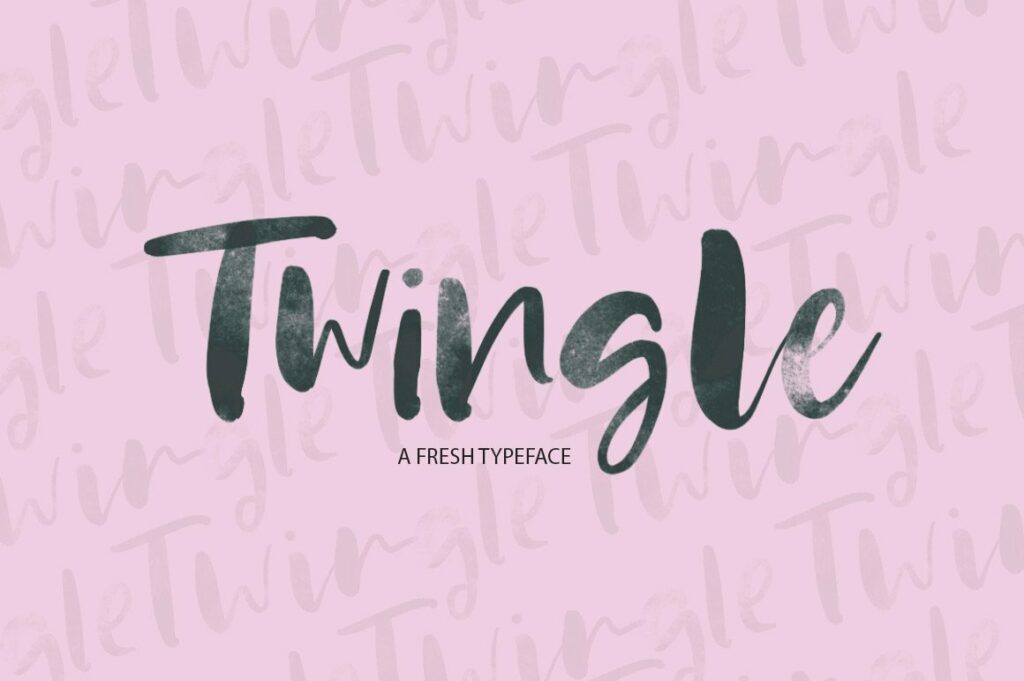 Twingle | Scrip + SVG Font – MasterBundles