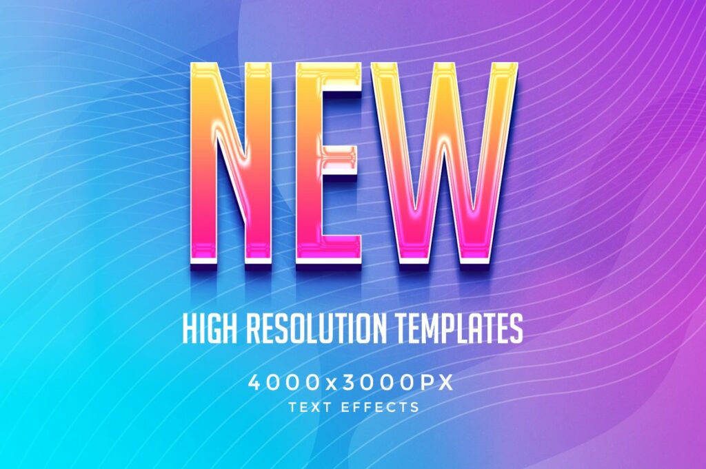 3D Text Effects New Trends – MasterBundles