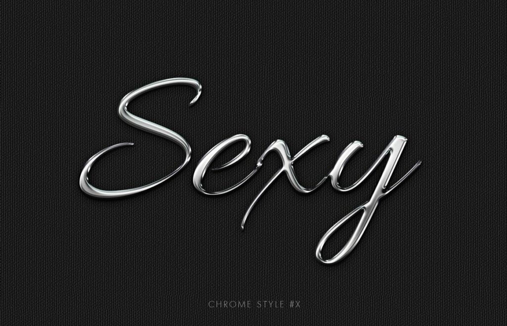 5 Realistic Pro Chrome Layer Styles – MasterBundles