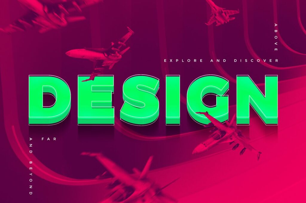 3D Text Effects New Trends – MasterBundles