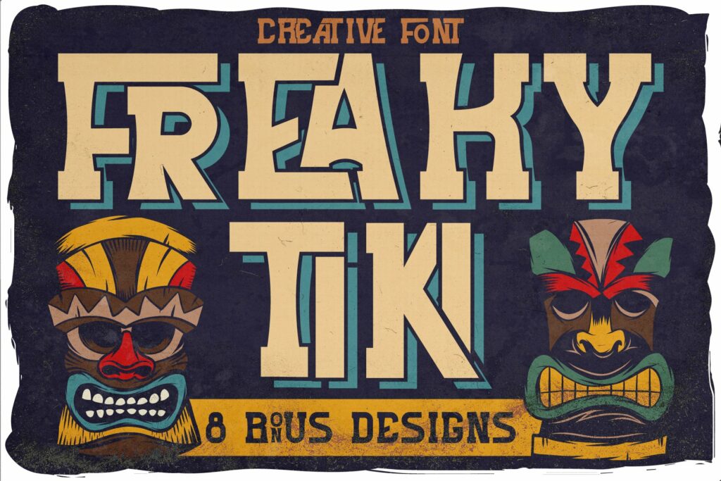 Freaky tiki + 8 bonus designs – MasterBundles