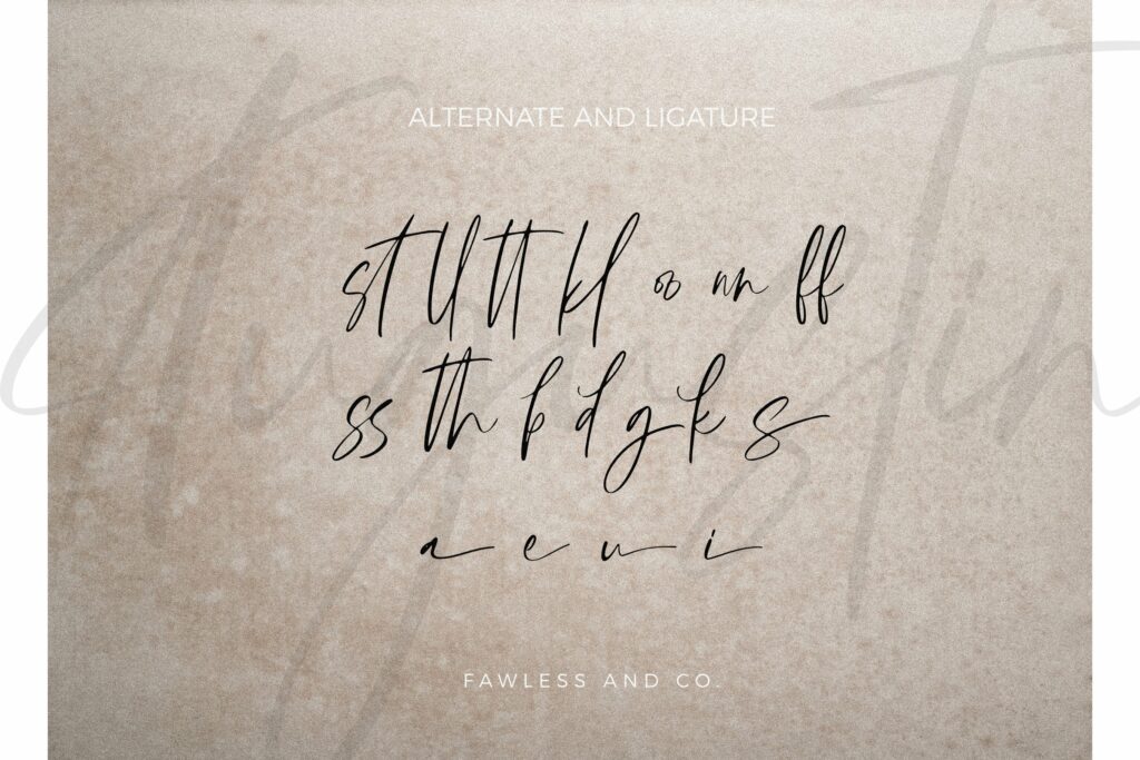 Augustin - Modern Signature Font – MasterBundles