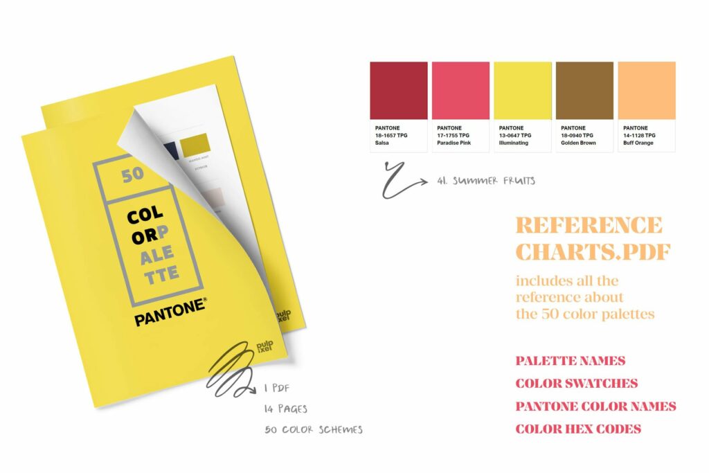 50 Pantone Branding Color Palettes – MasterBundles