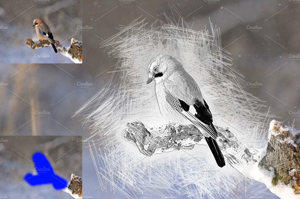 Drawing Effect Photoshop Action – MasterBundles