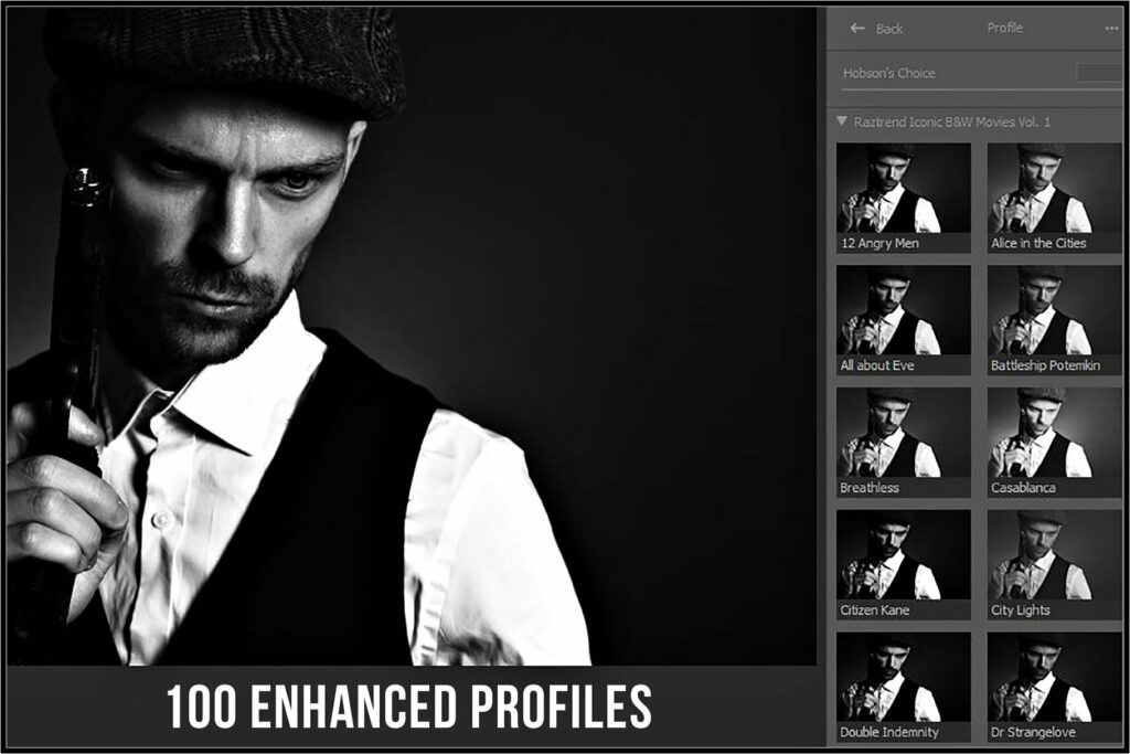 The Iconic B&W Movies V. 1 profiles – MasterBundles