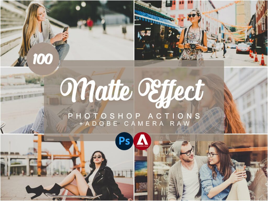Matte Effect Photoshop Actions – MasterBundles