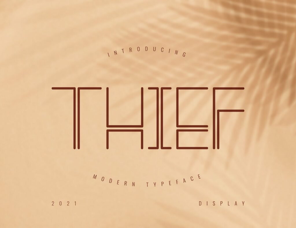 Thief Modern Typeface – MasterBundles
