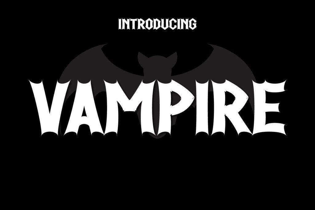 Vampire Fonts – MasterBundles