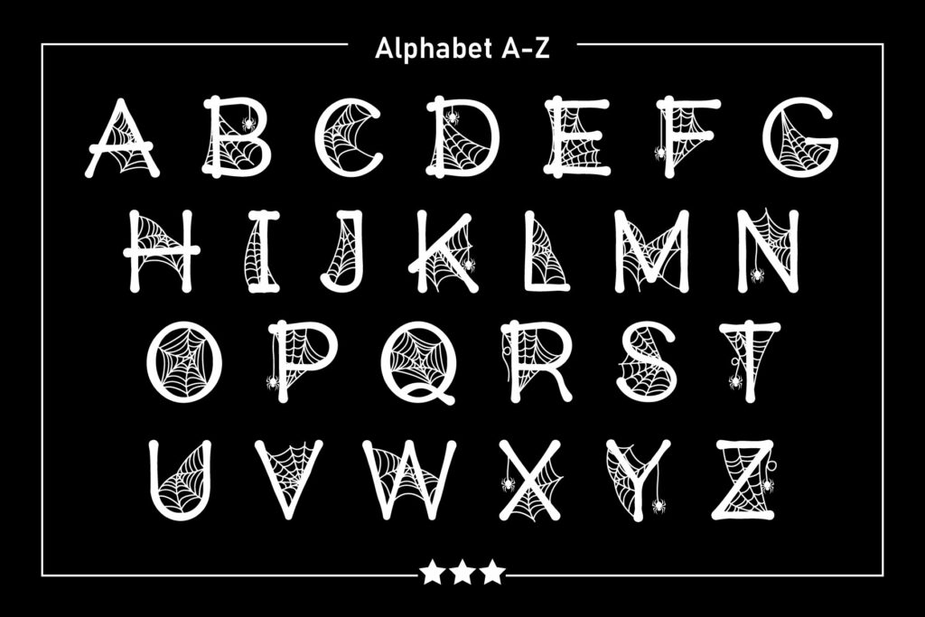 Spider Web Fonts – MasterBundles