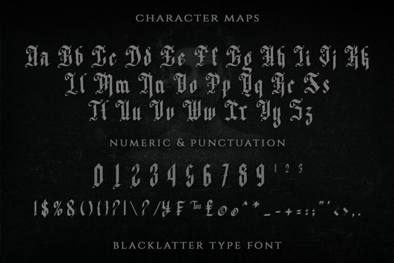 Kalimasada - Blackletter Type Font – MasterBundles