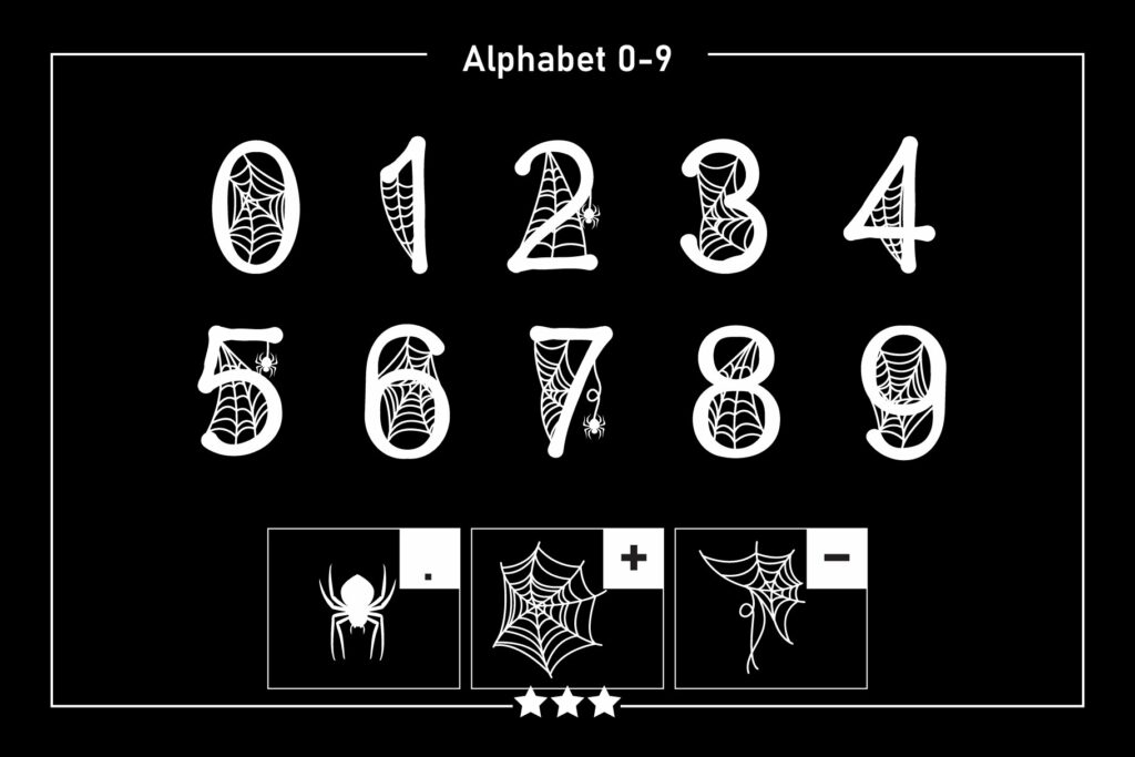 Spider Web Fonts – MasterBundles