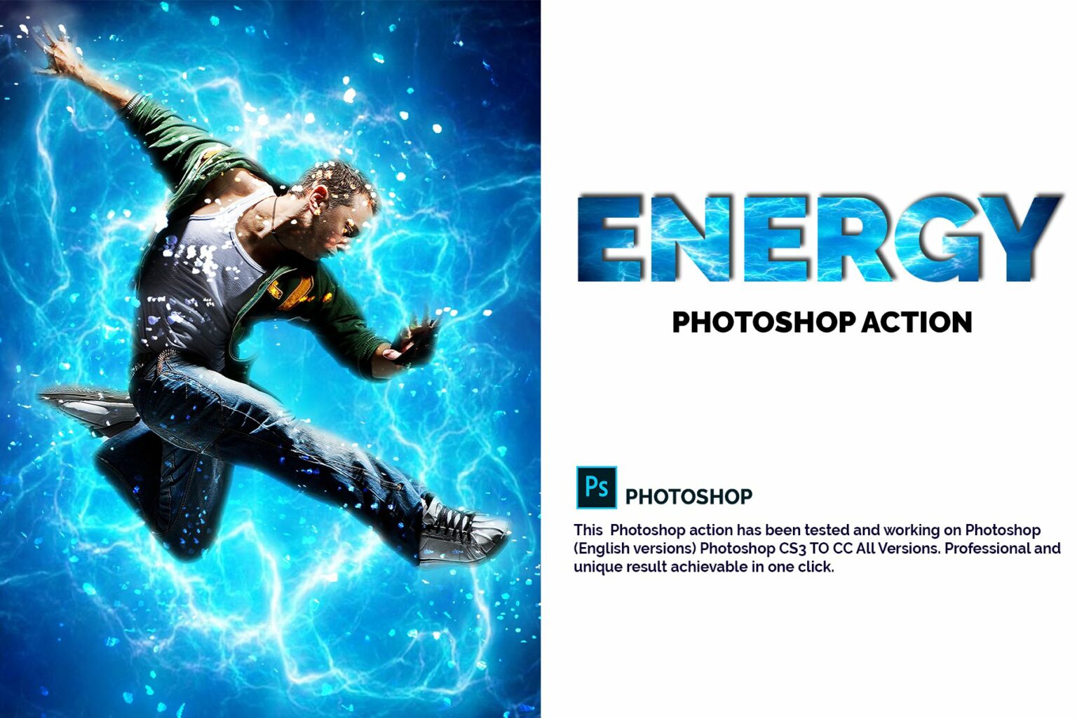 Energy Photoshop Action – MasterBundles