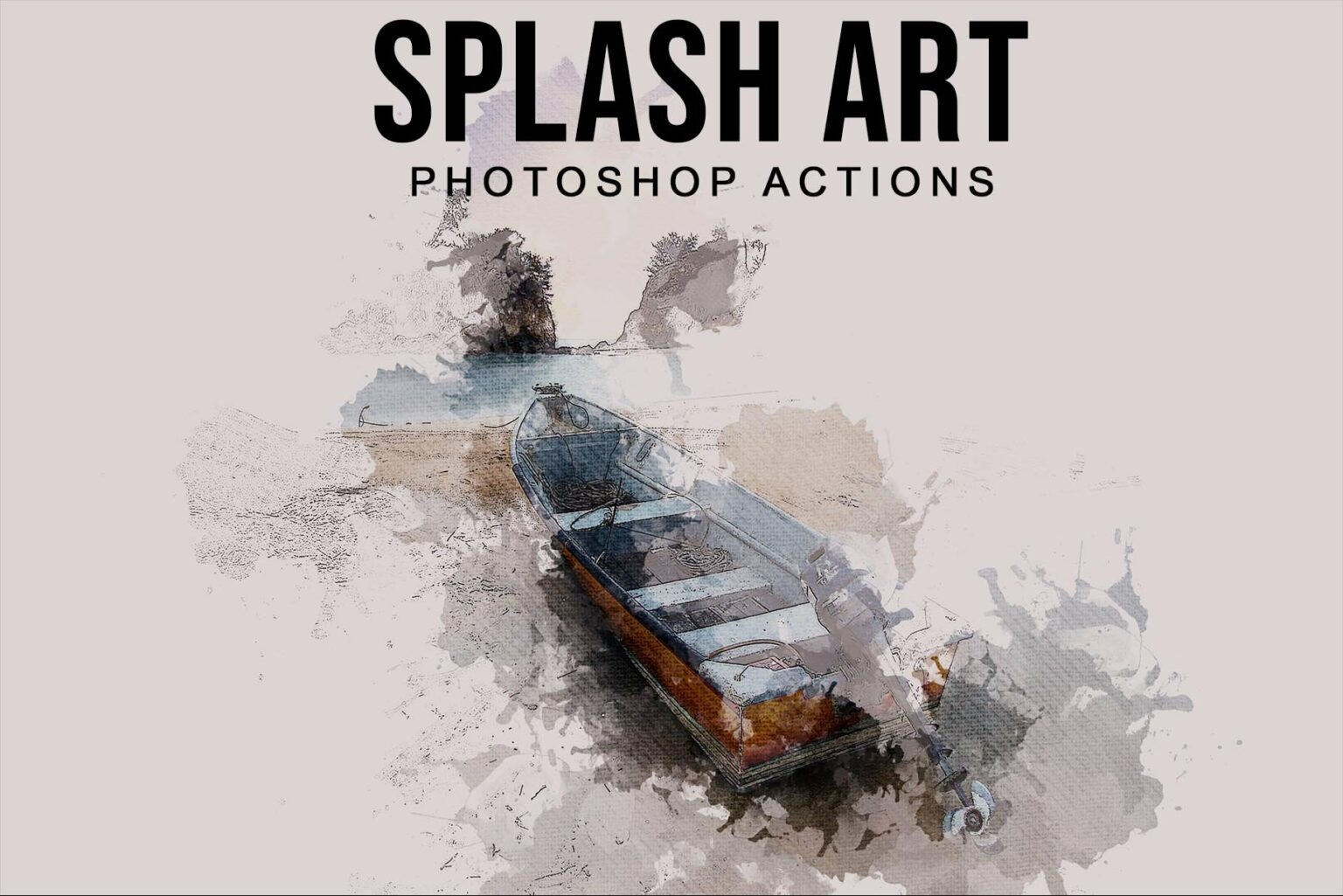 Splash Art Photoshop Actions – MasterBundles
