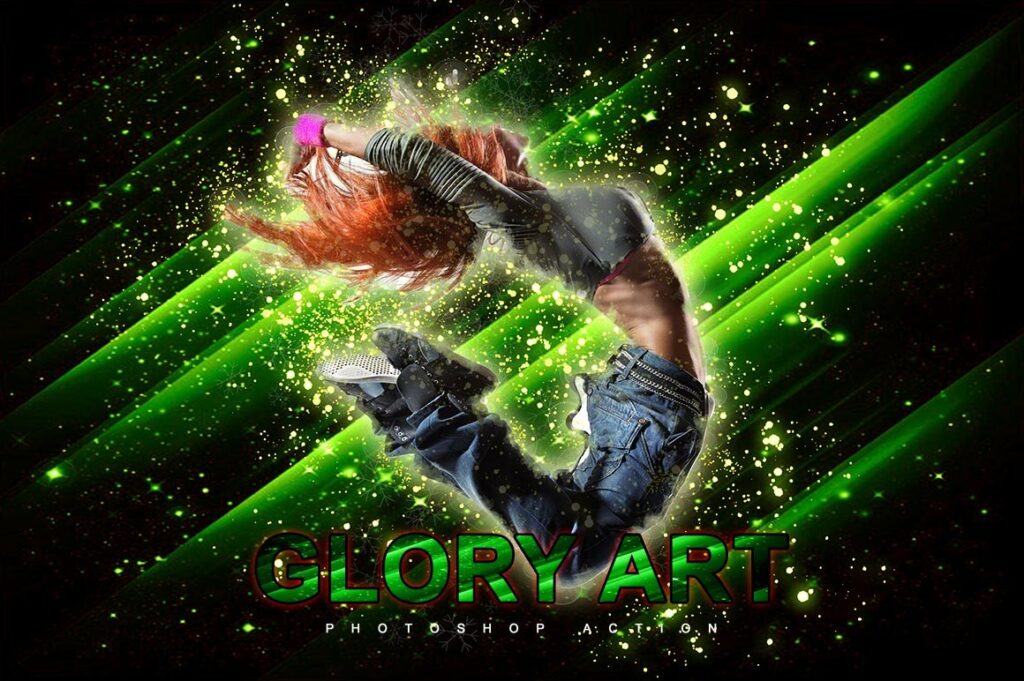 Glory Art Photoshop Action – MasterBundles