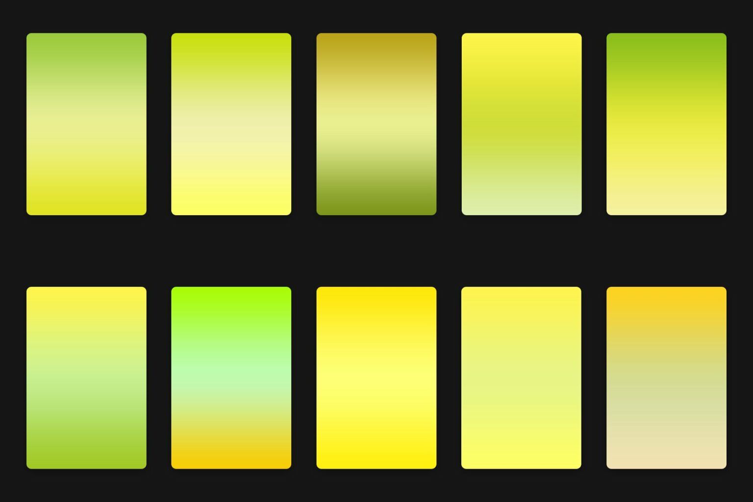 Lemon Color Gradients – MasterBundles