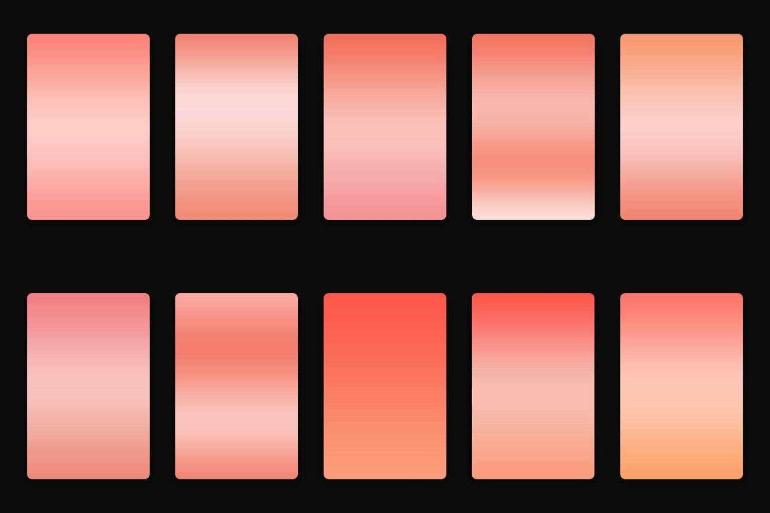 Coral Gradients – MasterBundles