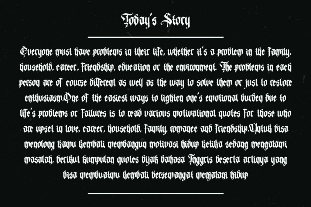 The Magician - Blackletter Typeface – MasterBundles