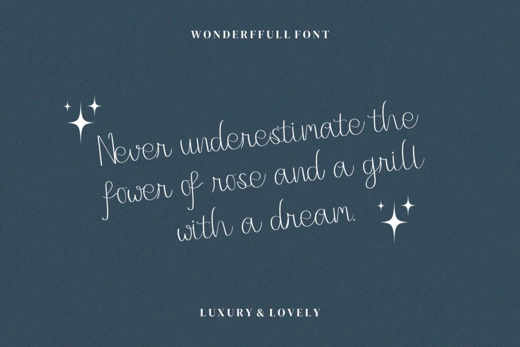 Wonderffull Script Fonts – MasterBundles