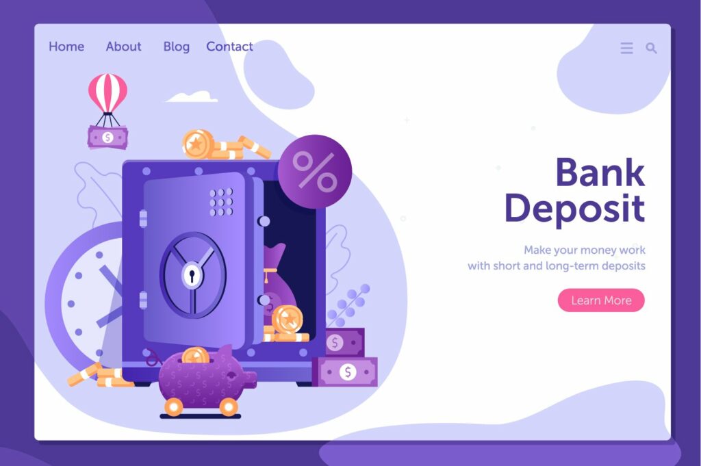 Online Banking Web Illustrations – MasterBundles