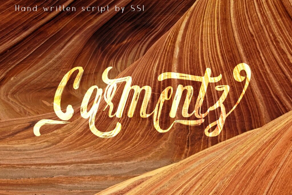 Carmentz Handwritten Brush Script – MasterBundles