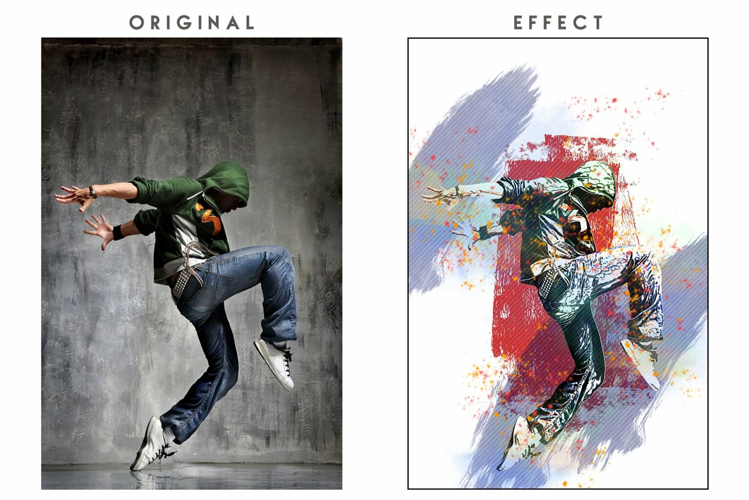 Artistic Poster Photoshop Action – MasterBundles