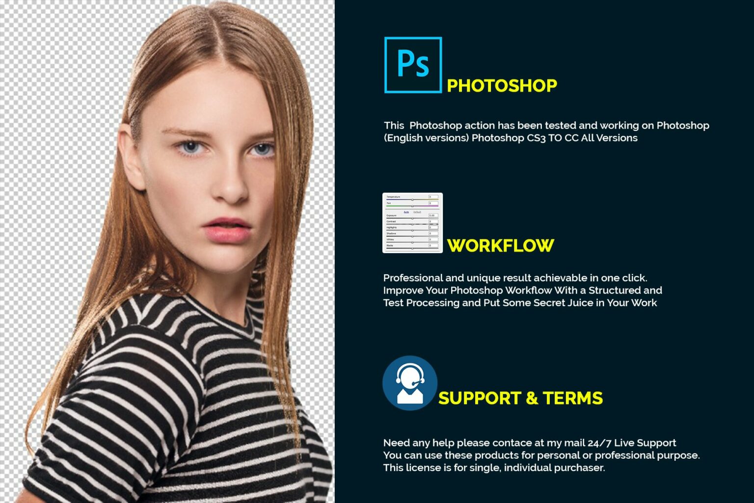 Background Remover Photoshop Action – MasterBundles