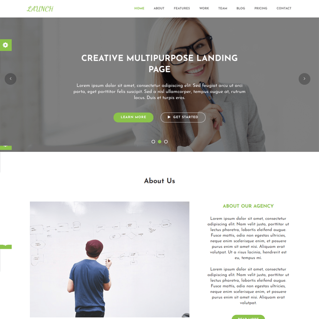 Marketing Digital Agency Website Template - MasterBundles