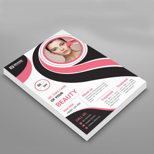 Beauty flyer design template - MasterBundles