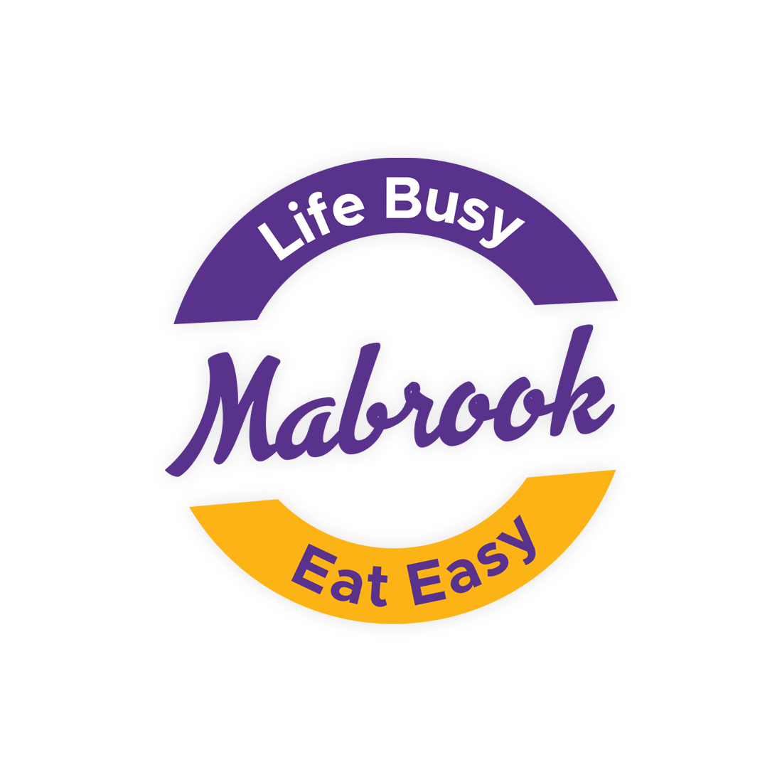 Mabrook Logo Design for food chain or frozen food - MasterBundles