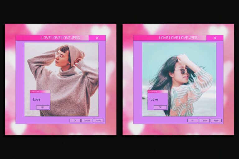 Pink Aesthetics Template – MasterBundles