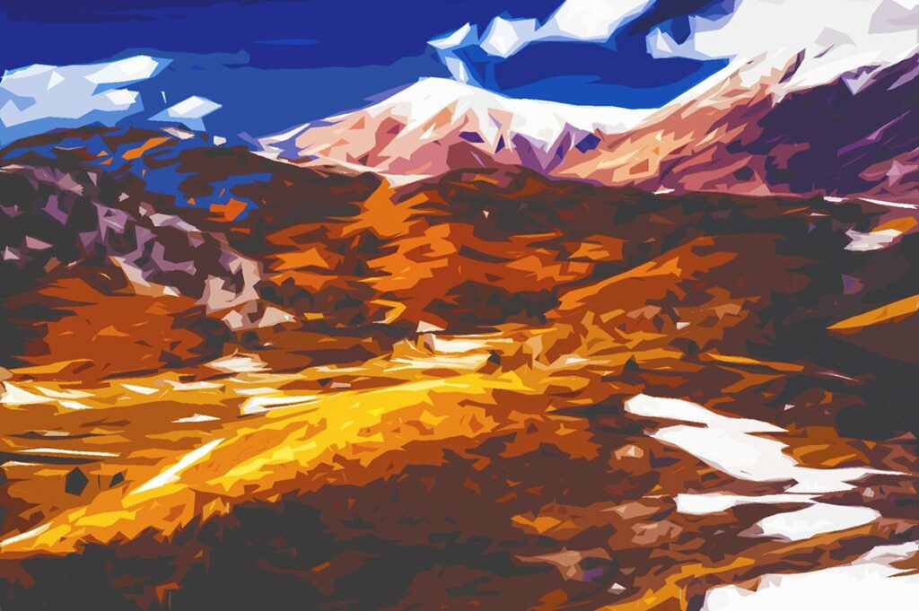 Polygon Reduction Photoshop Action – MasterBundles