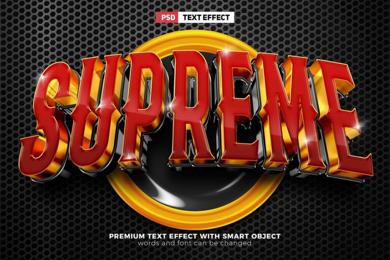 Esport 3D Text Effect Logo Template – MasterBundles